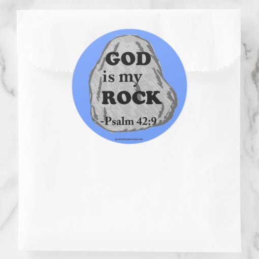 Christian Quotes Classic Round Sticker | Zazzle