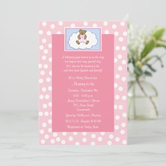 Christian Religious Baby Shower Invitation Pink | Zazzle