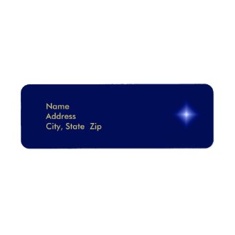 Christian Religious Christmas Address Label | Zazzle
