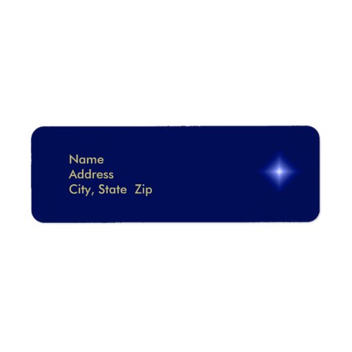 Christian Religious Christmas Address Label | Zazzle