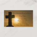 Christian Religious Church Inspirational God Business Card | Zazzle