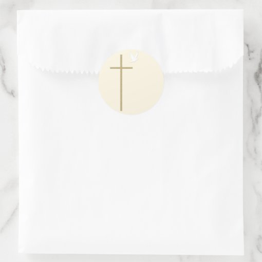 Christian Religious Cross Sticker | Zazzle