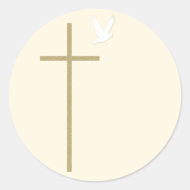 Christian Religious Cross Sticker | Zazzle