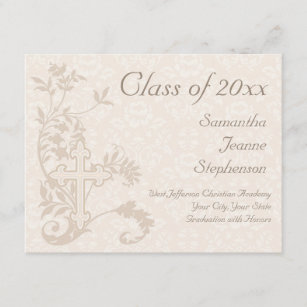 Christian 2021 Graduation Invitations | Zazzle