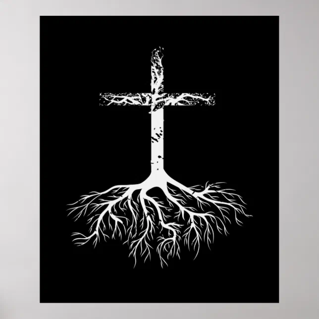Christian Root your Faith in Jesus Christ Root Tre Poster | Zazzle