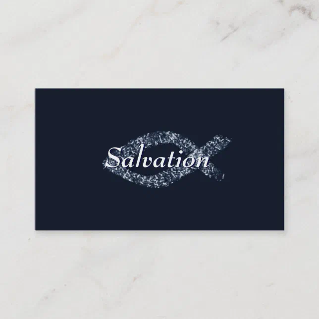Christian Salvation Business Card | Zazzle