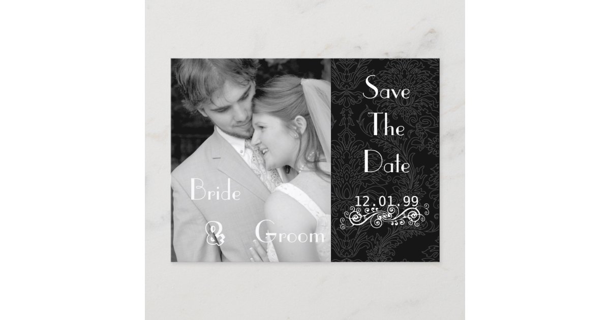 Christian Save The Date with Your Photos Announcement Postcard | Zazzle