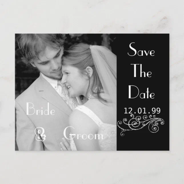 Christian Save The Date with Your Photos Announcement Postcard | Zazzle