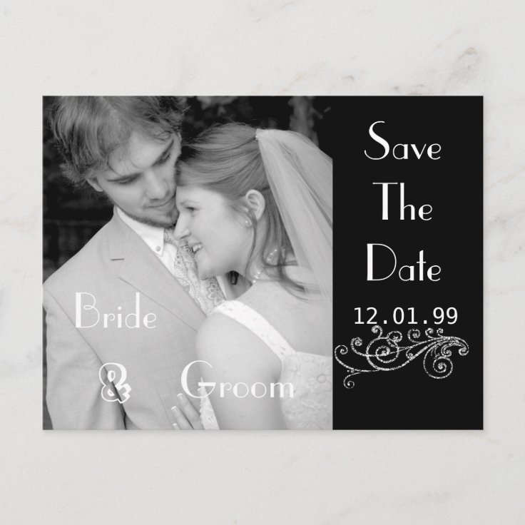 Christian Save The Date with Your Photos Announcement Postcard | Zazzle