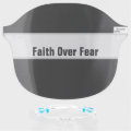 christian scripture faith over fear face shield | Zazzle