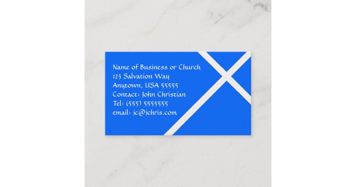 Christian Theme White Cross for Churches & Pastors Business Card | Zazzle