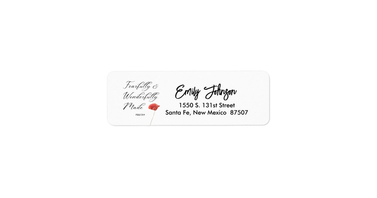 Christian Themes Return Address Label | Zazzle
