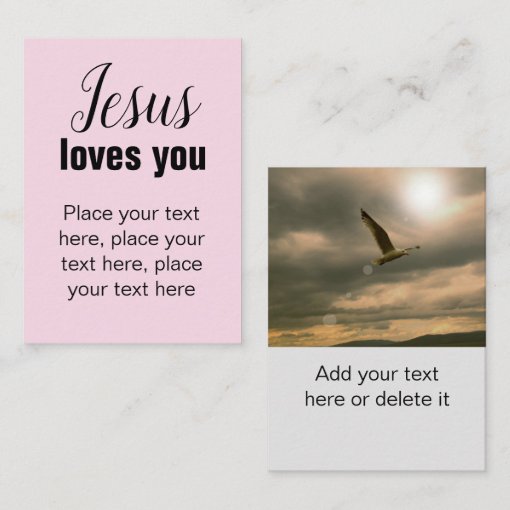 Christian track card template to personalize | Zazzle