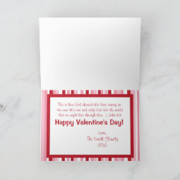 Christian Valentine Card "God is LOVE" Bible Verse | Zazzle