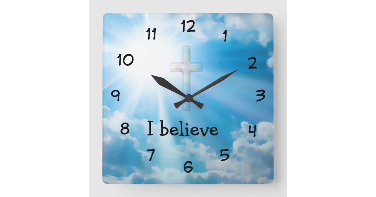 Christian Wall Clocks For Believers | Zazzle