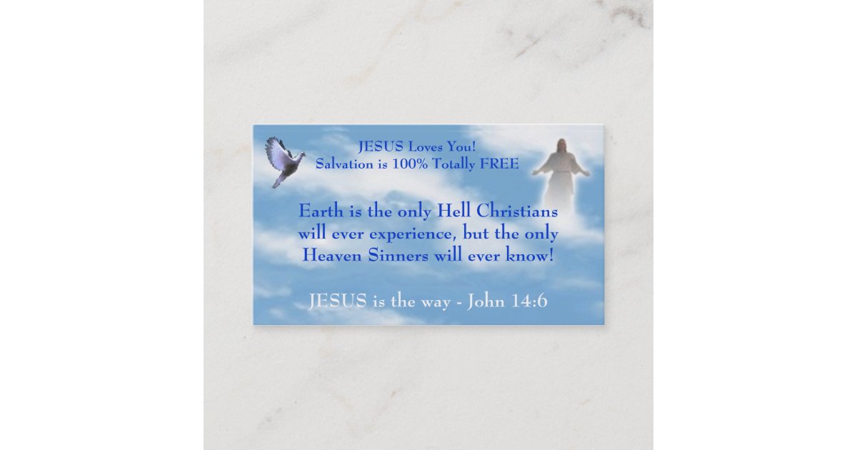Christian Witness Business Card | Zazzle
