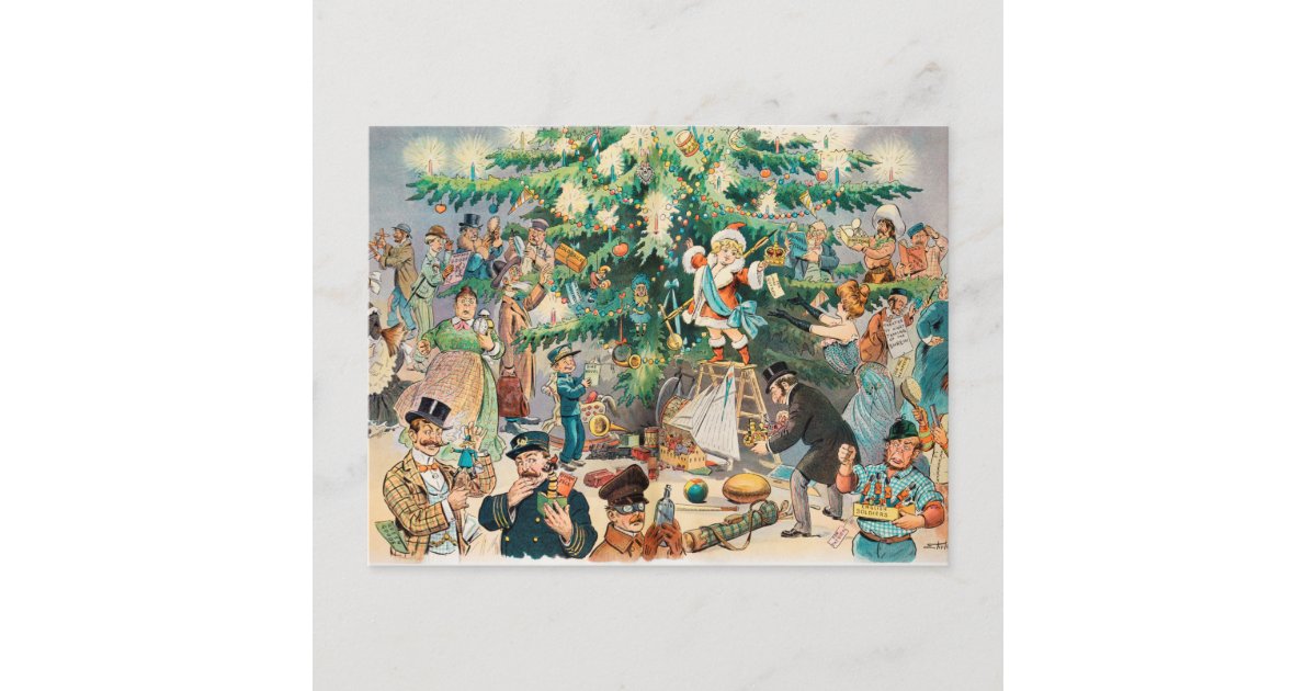 Christmas 1902 postcard | Zazzle