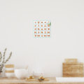 Christmas Advent Calendar Poster | Zazzle