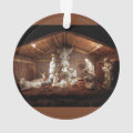 Christmas Advent Jesus Nativity Manger Scene Ornament | Zazzle
