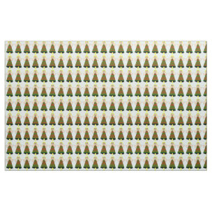 christmas bells fabric | Zazzle