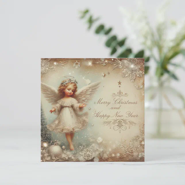 Christmas Angel Holiday Card | Zazzle