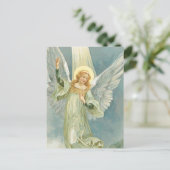 Christmas Angel Holiday Postcard | Zazzle