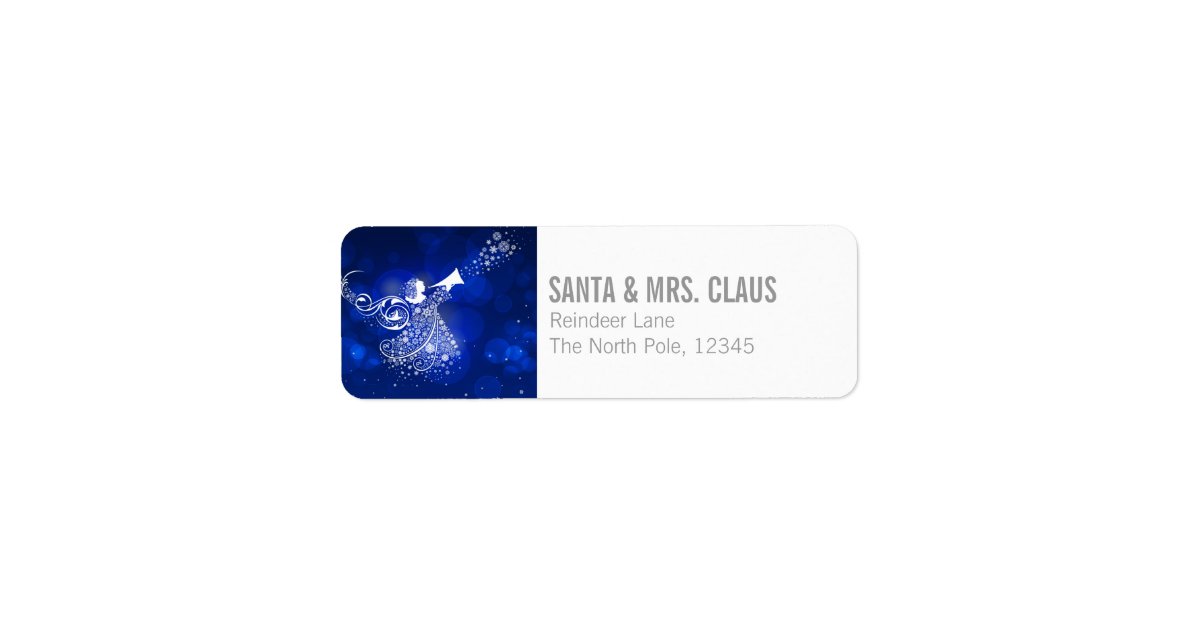Christmas Angel Label | Zazzle