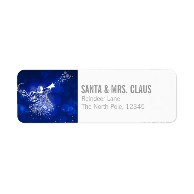 Christmas Angel Label | Zazzle