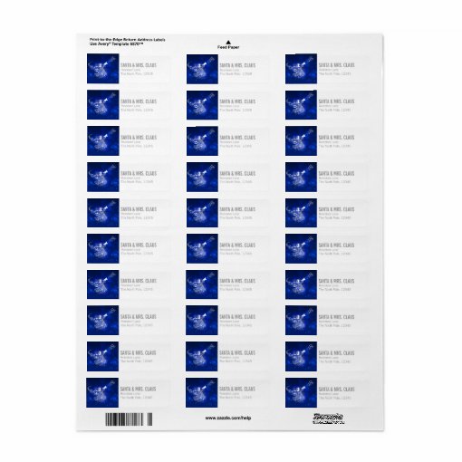 Christmas Angel Label | Zazzle
