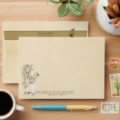 Christmas Angel Religious Holiday Envelope | Zazzle