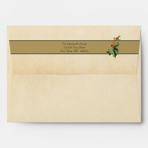 Christmas Angel Religious Holiday Envelope | Zazzle