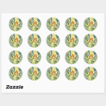Christmas Angel Sticker | Zazzle