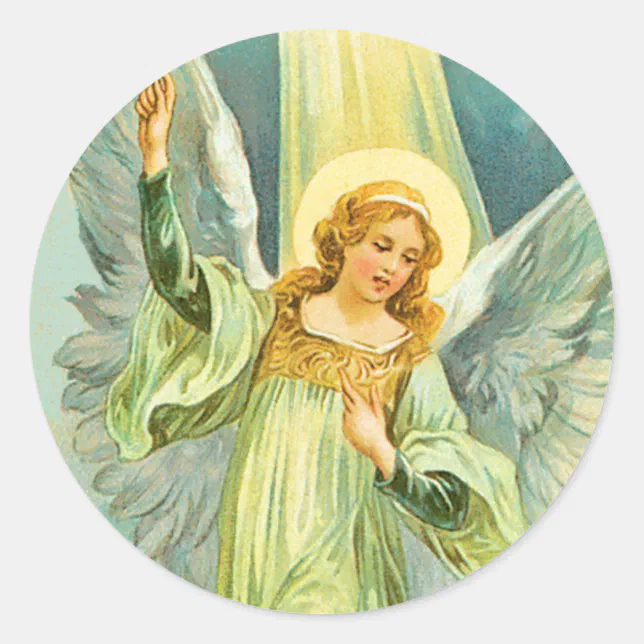 Christmas Angel Sticker | Zazzle