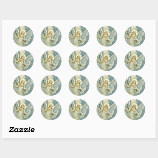 Christmas Angel Sticker | Zazzle