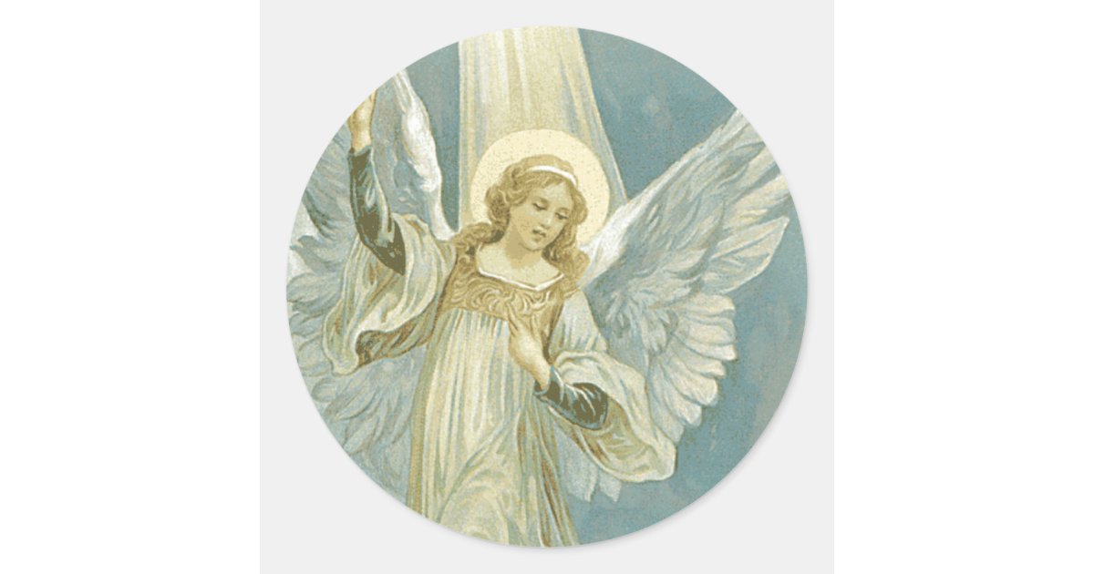 Christmas Angel Sticker | Zazzle