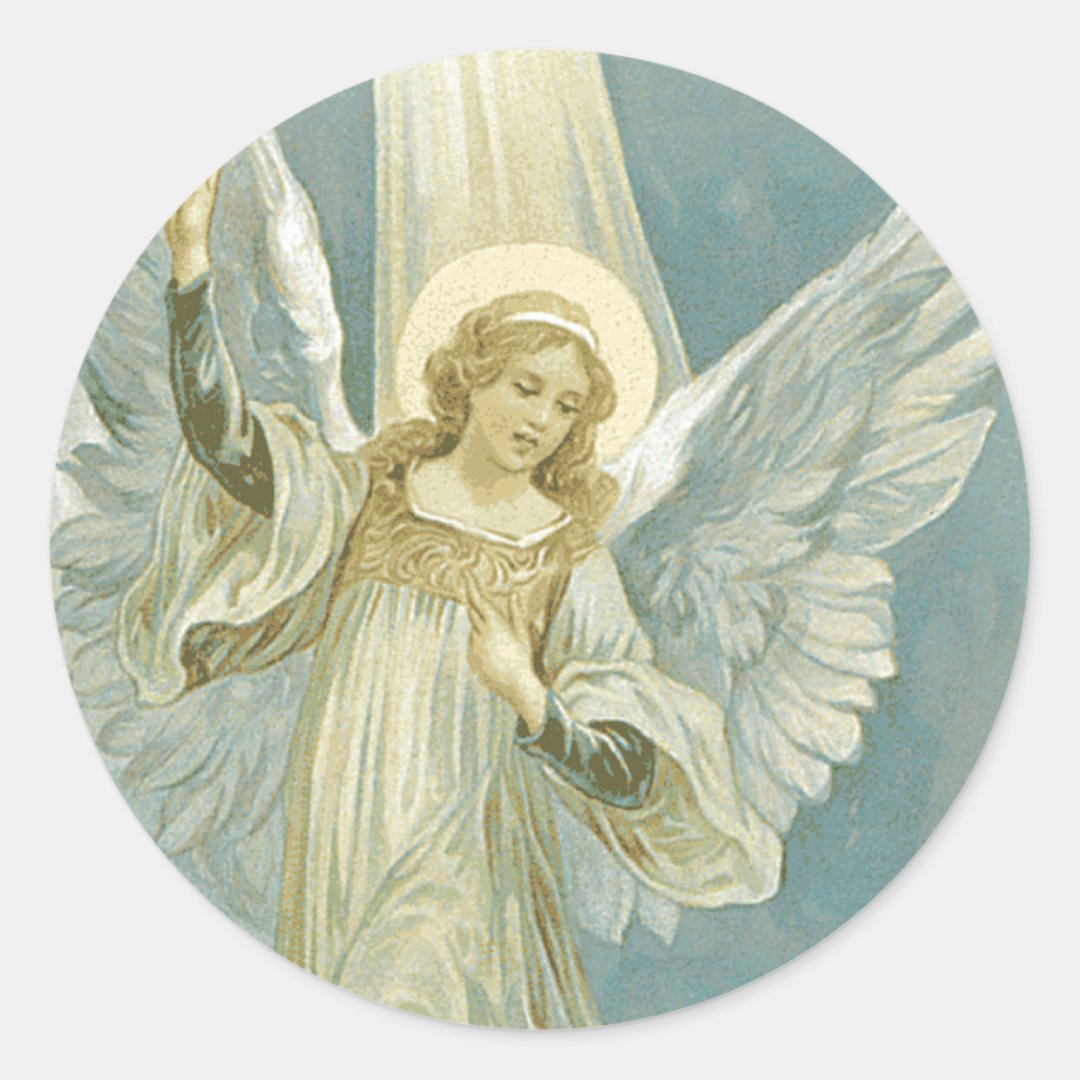 Christmas Angel Sticker | Zazzle