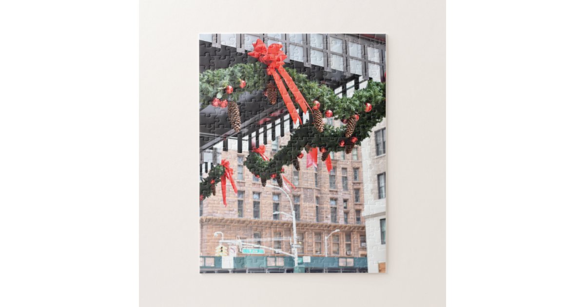 Christmas at Carnegie Hall Midtown Manhattan NYC Jigsaw Puzzle | Zazzle
