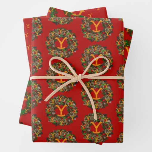 Christmas at Yellowstone - Wrapping Paper Sheets | Zazzle