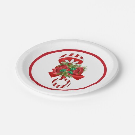 Christmas Baby Shower Rattle Paper Plate | Zazzle