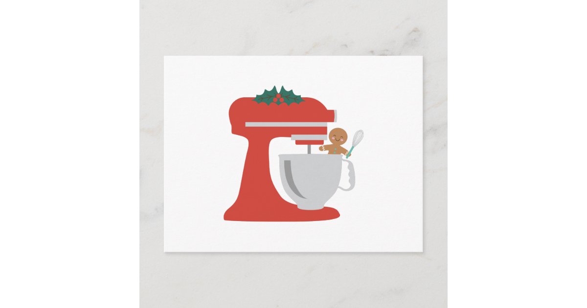 Christmas Baking Postcard | Zazzle