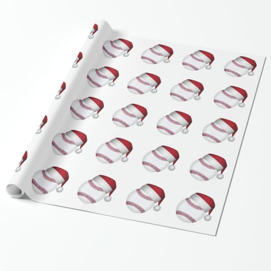Christmas Baseball Wrapping Paper | Zazzle.com