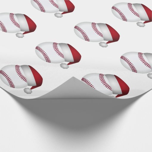 Christmas Baseball Wrapping Paper | Zazzle