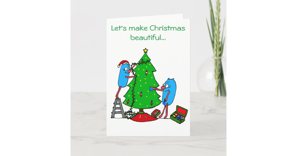 Christmas Beautiful for Autism Charities Holiday Card | Zazzle.com