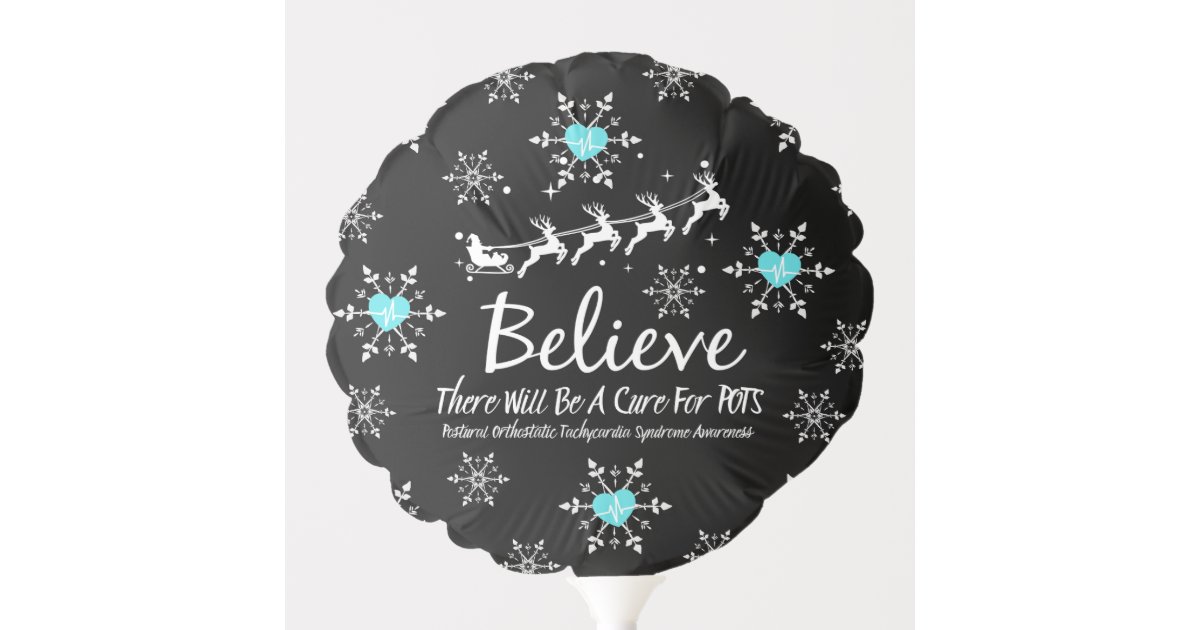 Christmas Believe Theme Balloon | Zazzle