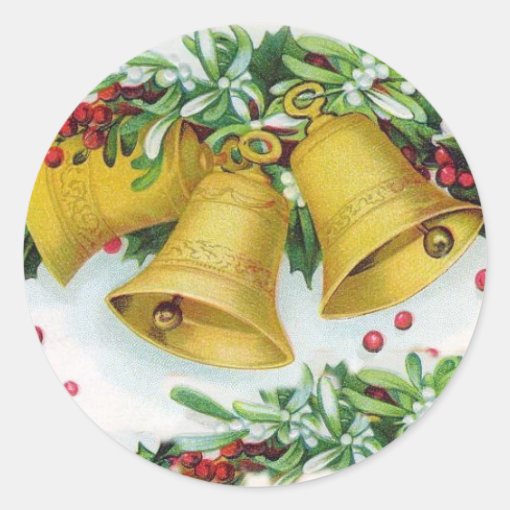 Christmas Bells Sticker | Zazzle