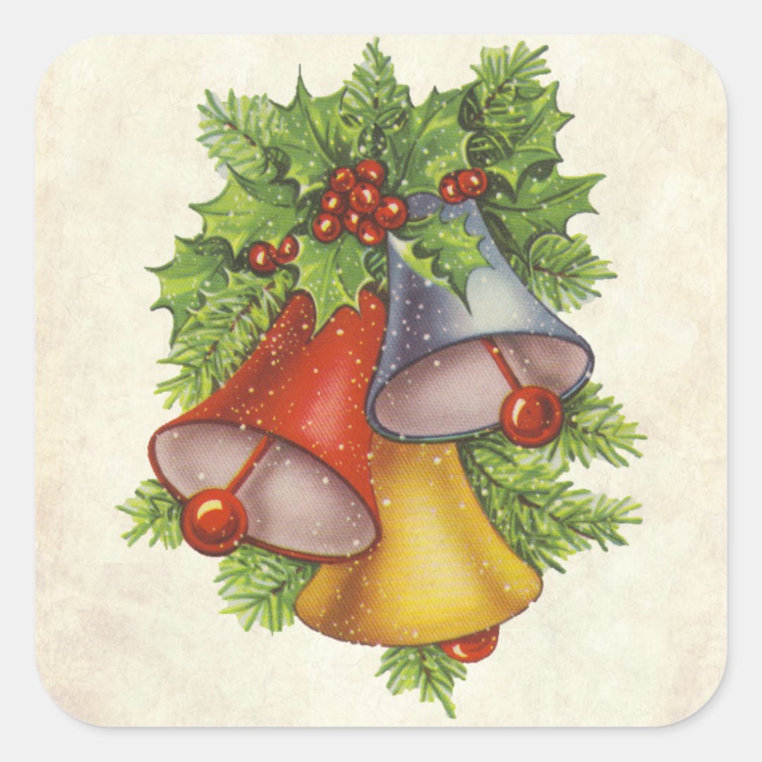 Christmas Bells Sticker | Zazzle