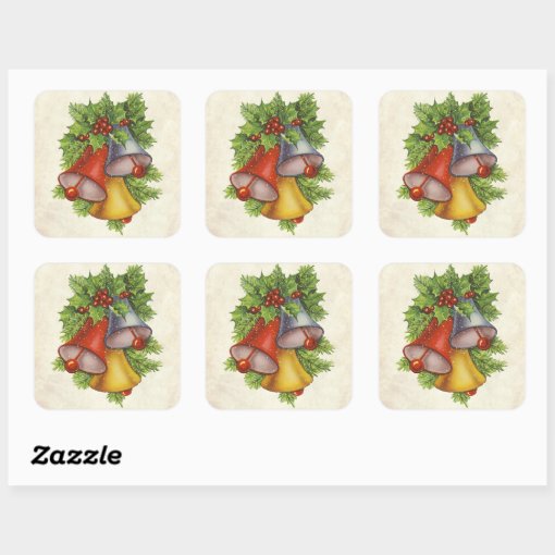 Christmas Bells Sticker | Zazzle