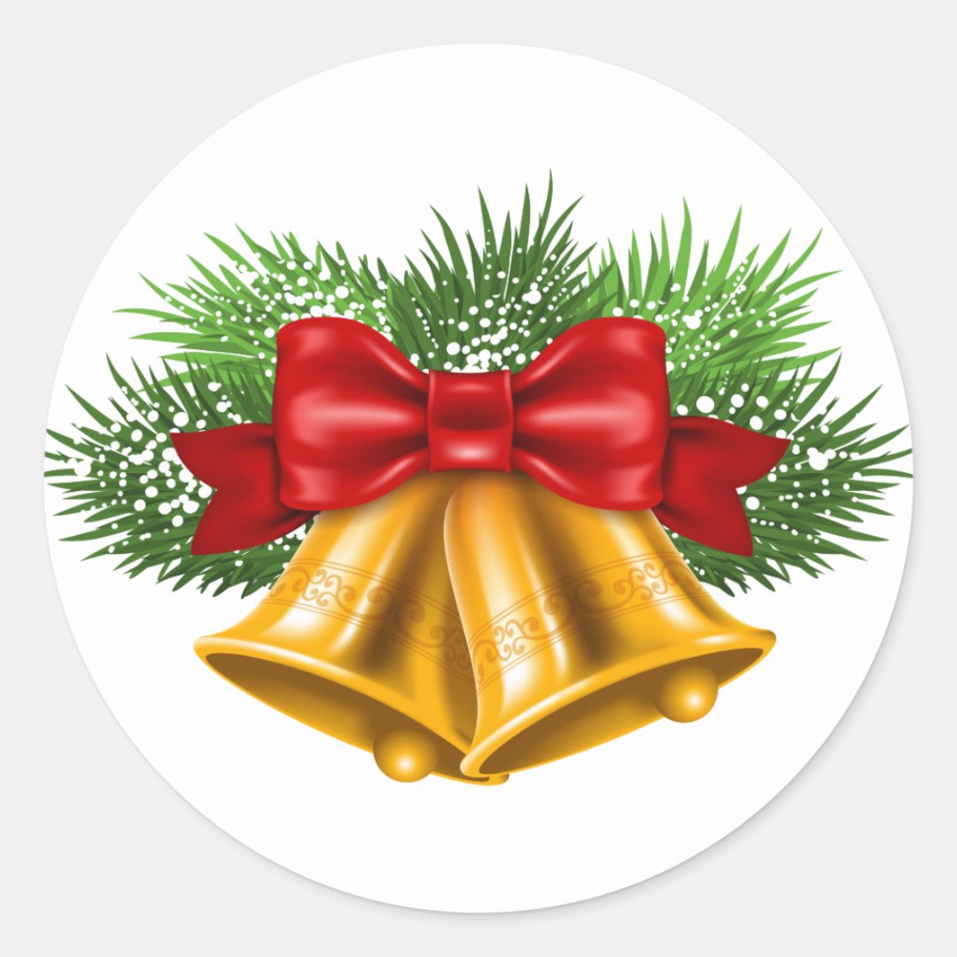 Christmas Bells Stickers | Zazzle