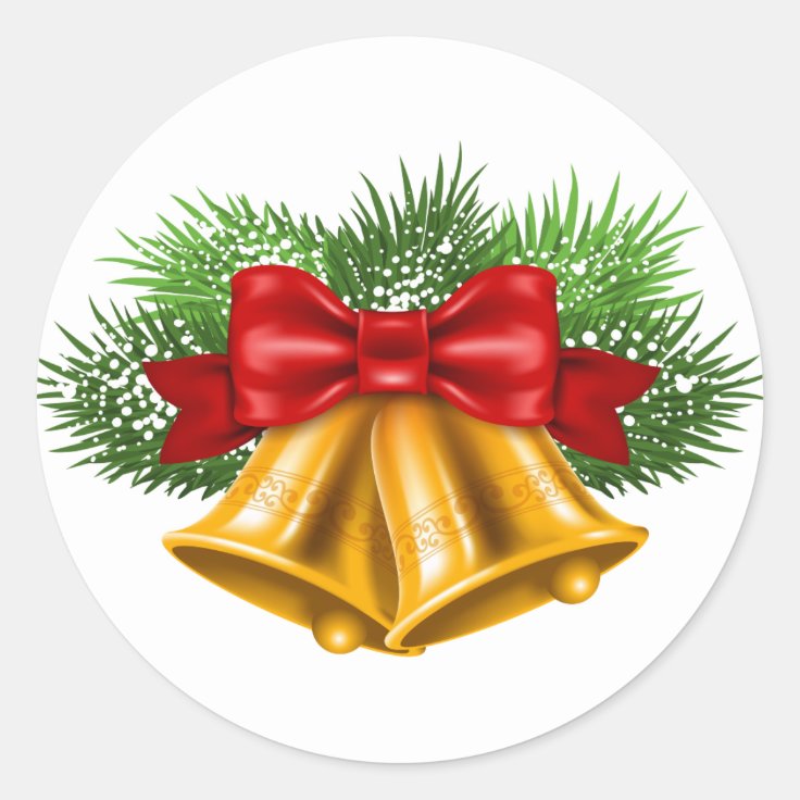 Christmas Bells Stickers | Zazzle
