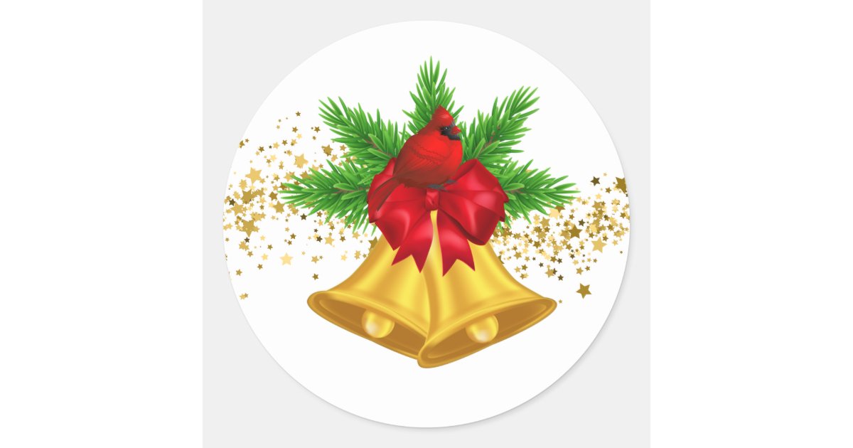 Christmas Bells Stickers | Zazzle